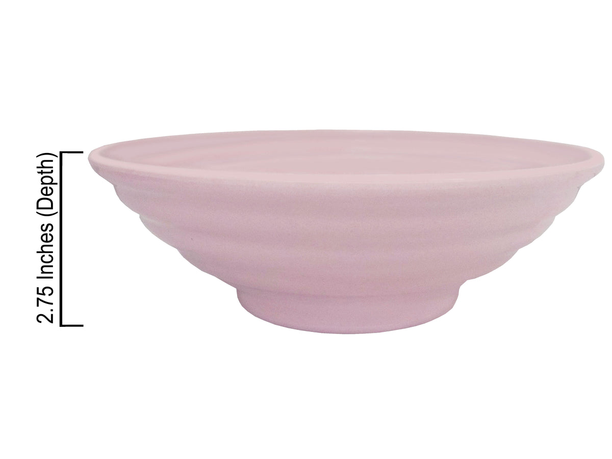 12-piece 8x2.75" Wheat Pulp Spiral Bowl Sets 1000ml (Flamingo) – Nippon ...